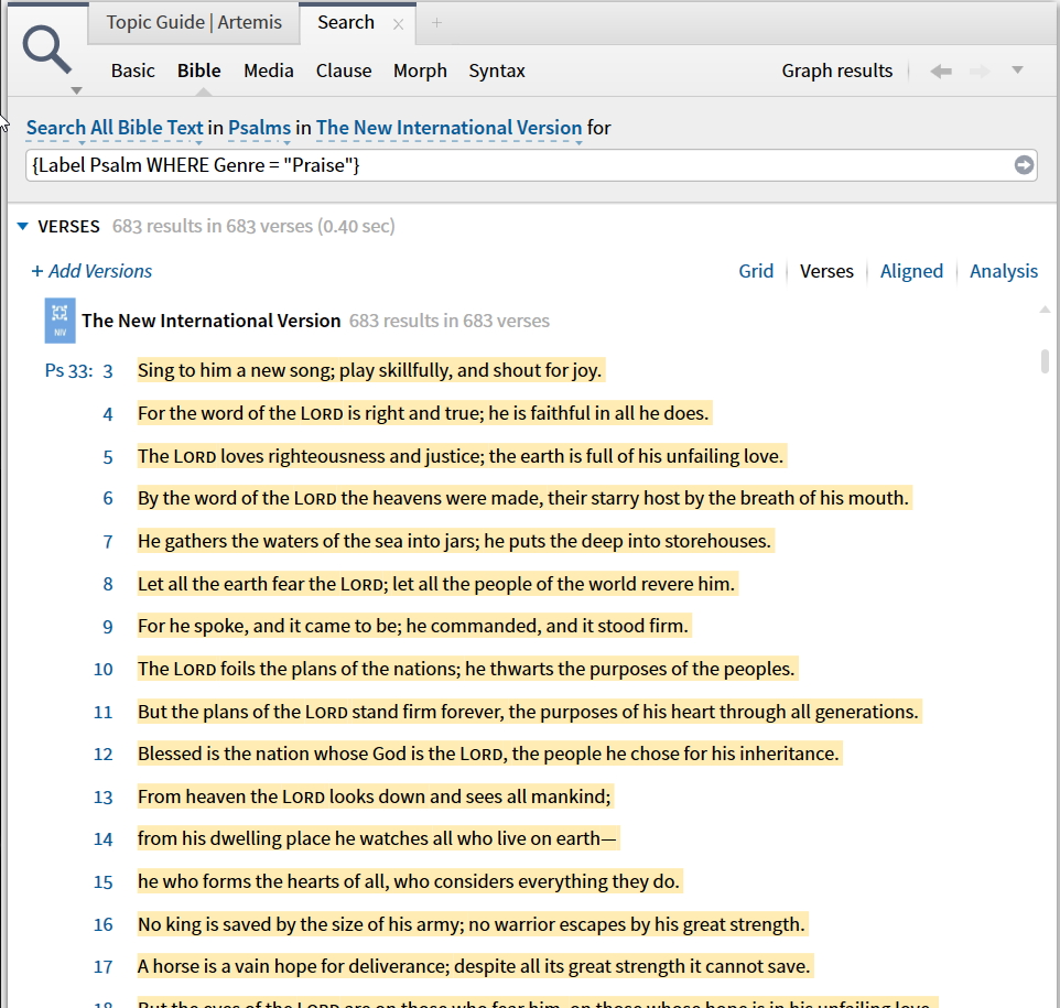 Psalms Explorer - Logos Community