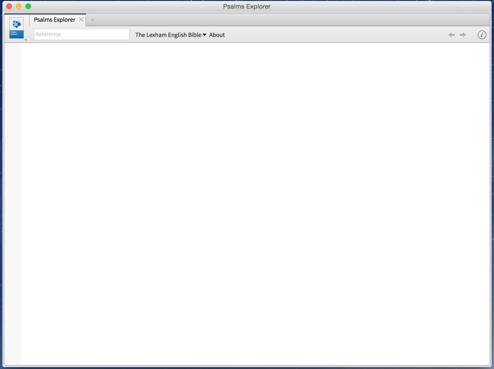 psalms explorer is blank - Logos Community