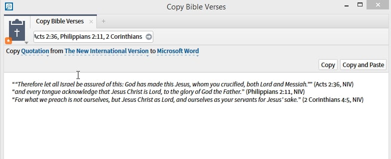 Create and copy a verse list - Logos Community