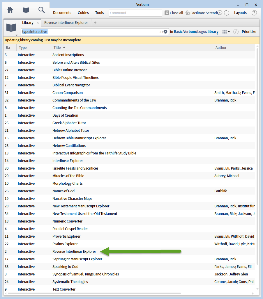 TIP of the day: Interactives: Reverse Interlinear Explorer - Logos ...