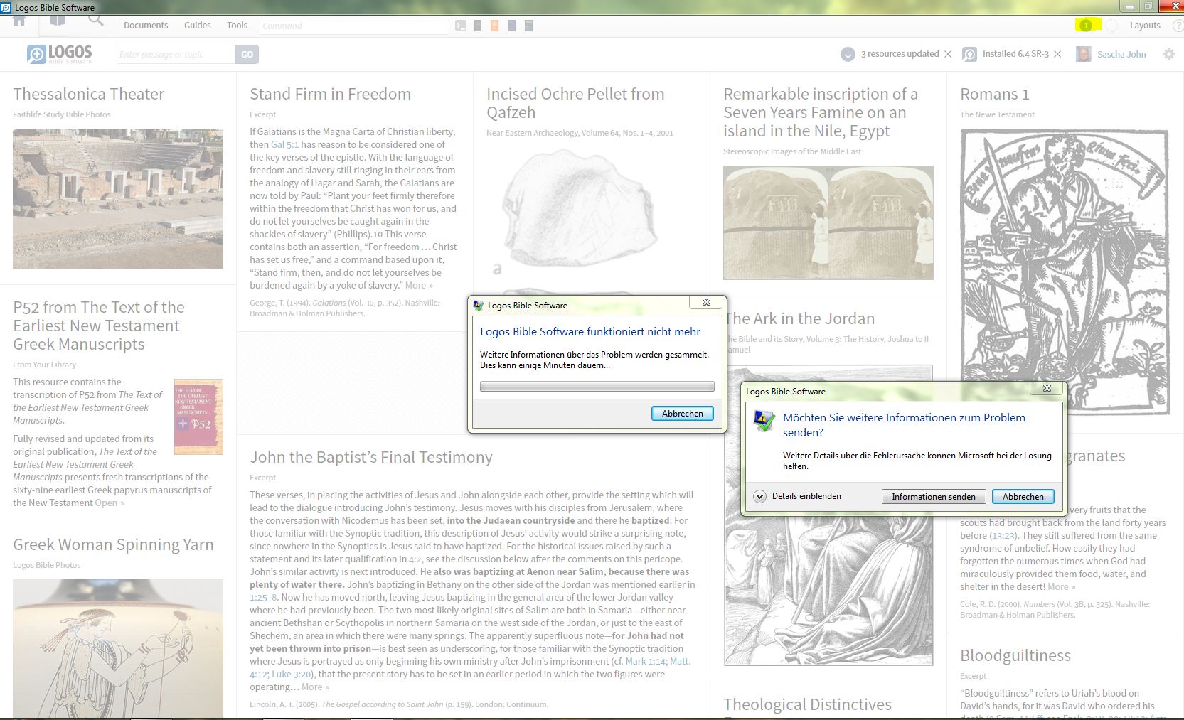 Logos 6 Problems Logos Community