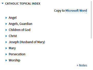 TIP of the day: Making sense of the Catholic Topical Index, Themes and ...