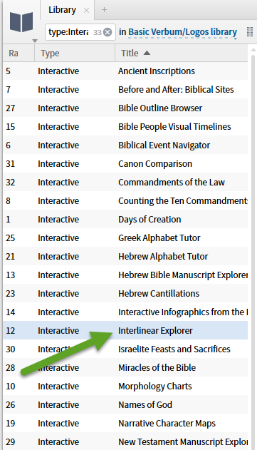 TIP of the day: Interactives: Interlinear Explorer — Logos Community