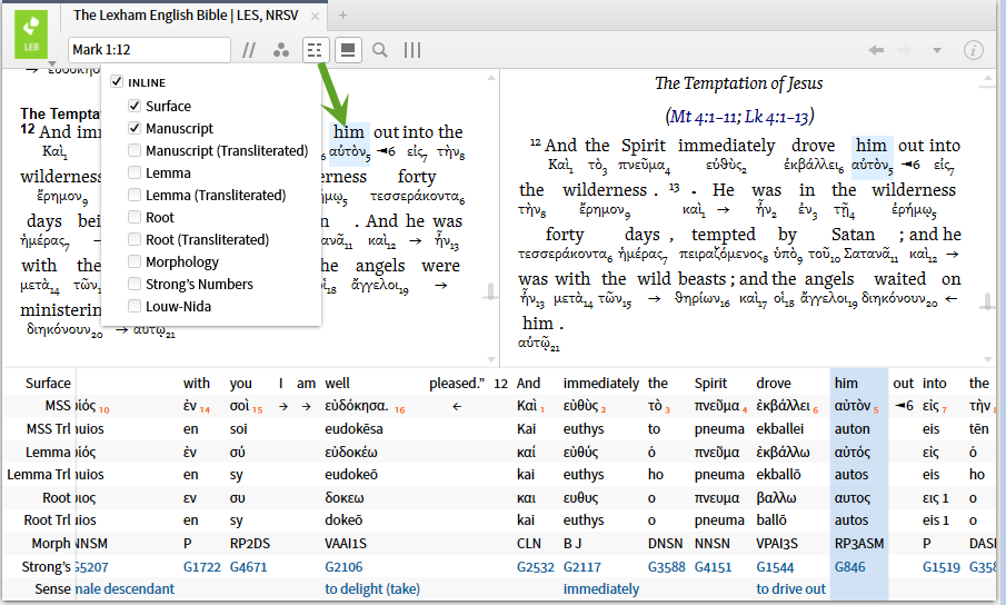 TIP of the day: Using a (reverse) interlinear to understand Logos ...