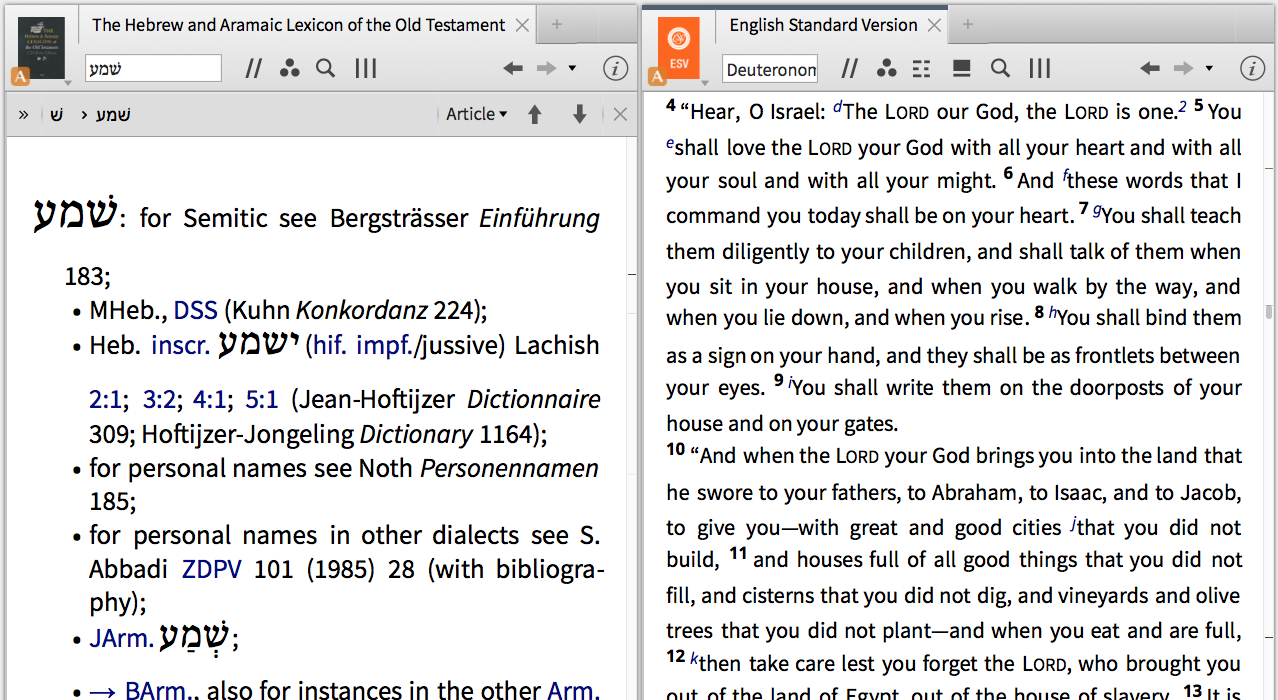 New Feature: Link a Lexicon to a Bible (feature) - Logos Community