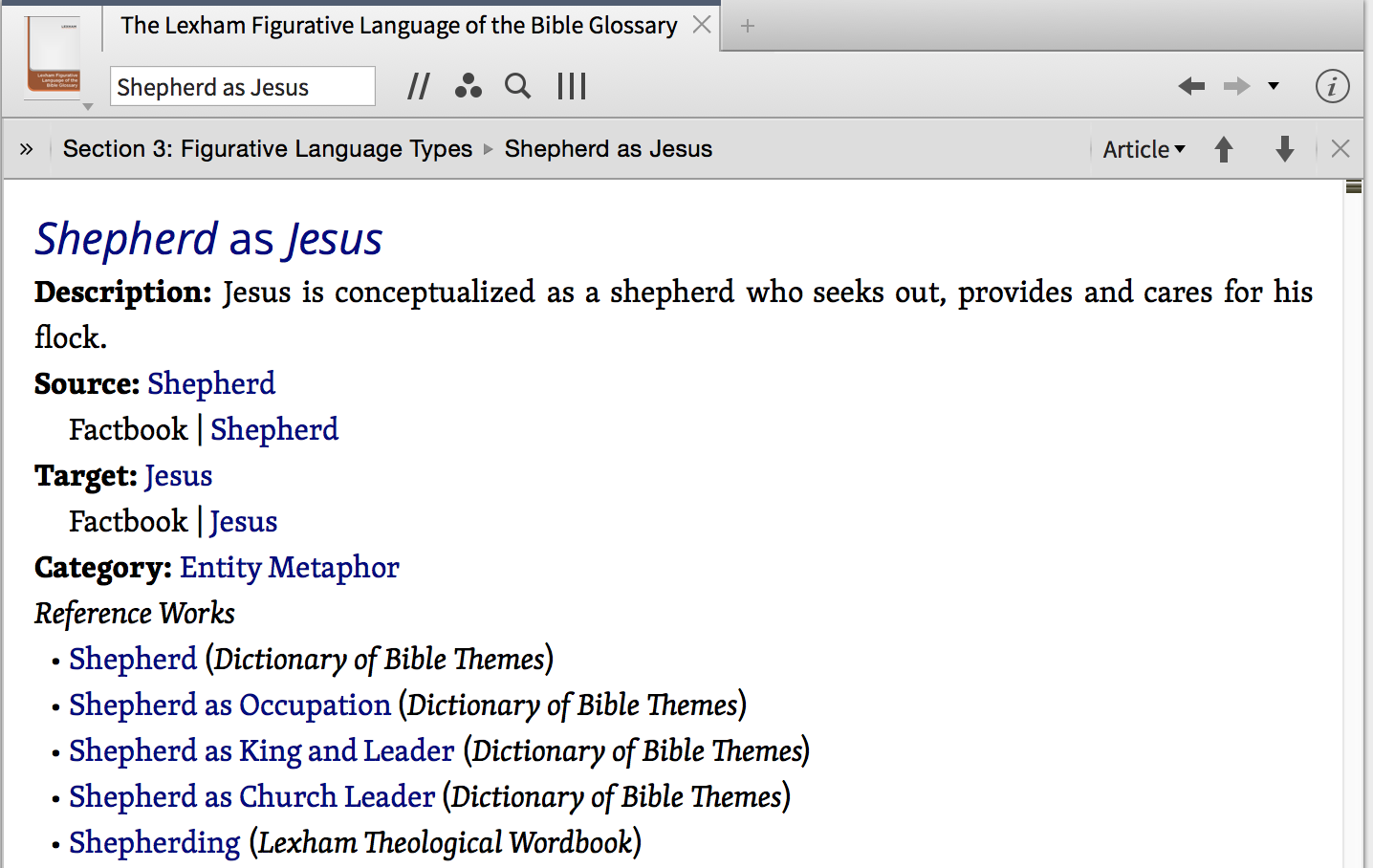 New Feature: Figurative Language - Logos Community