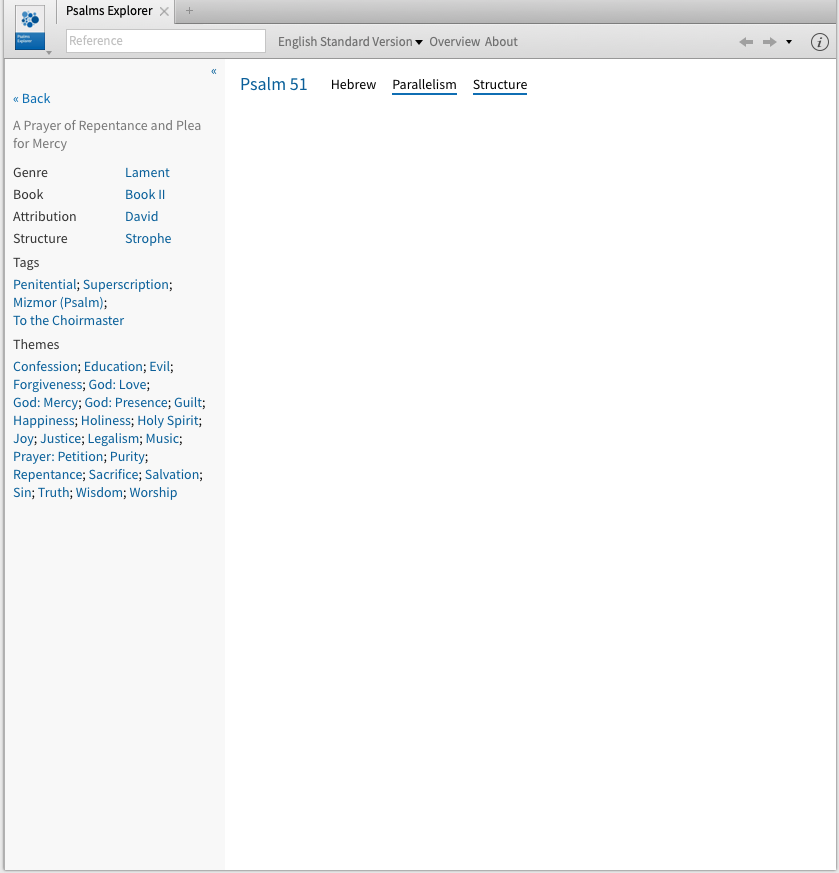 Psalms explorer bug, not loading - Logos Community