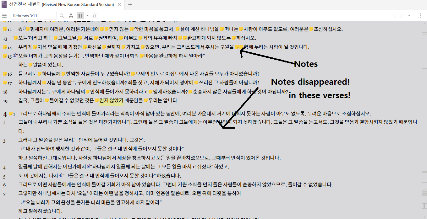How to make notes appear? - Logos Community