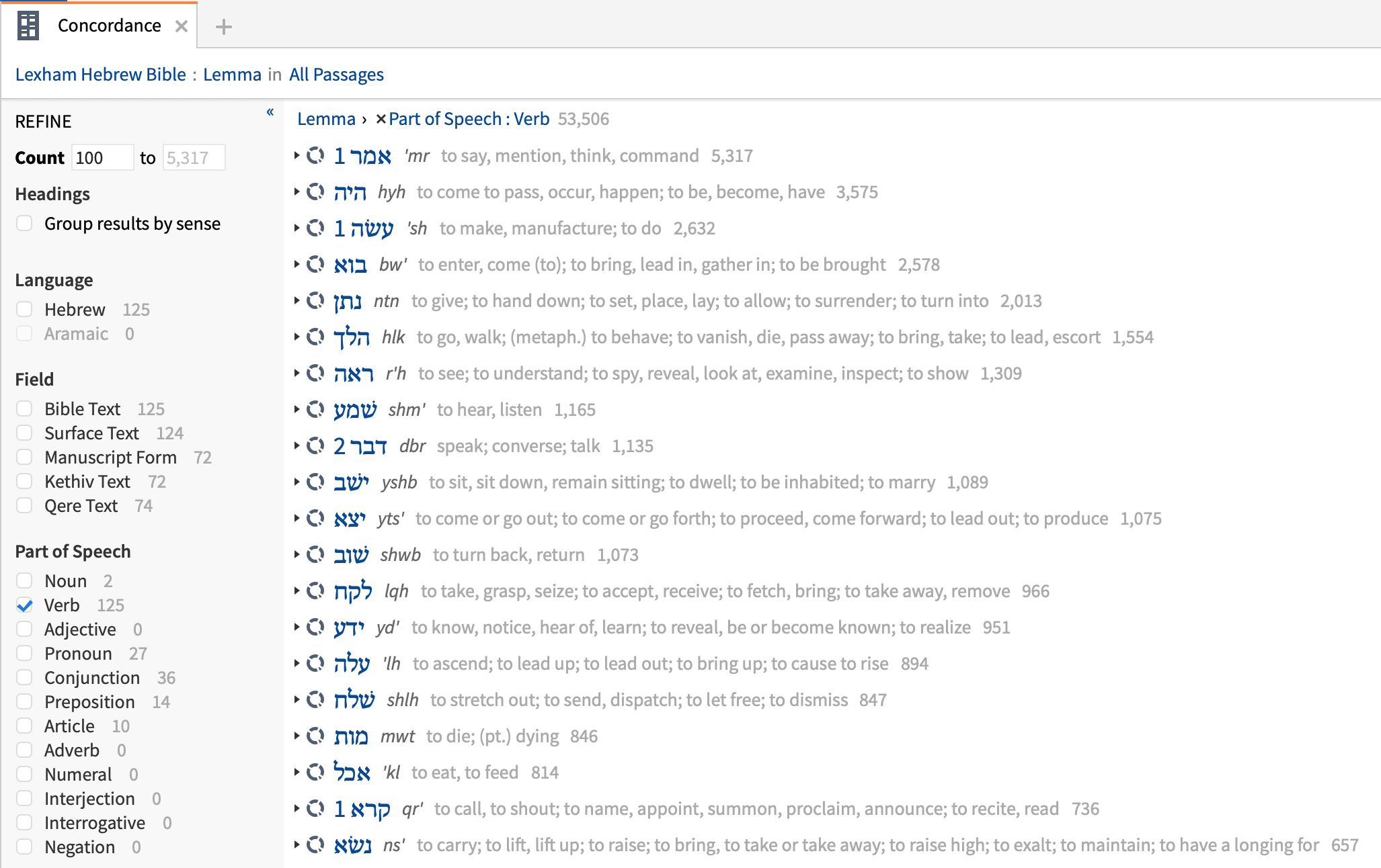 Bug? Unexpected Concordance tool counts before filtering by stem ...