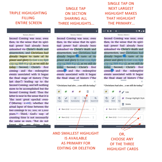 Positive thoughts on the v33 beta highlighting - Logos Community