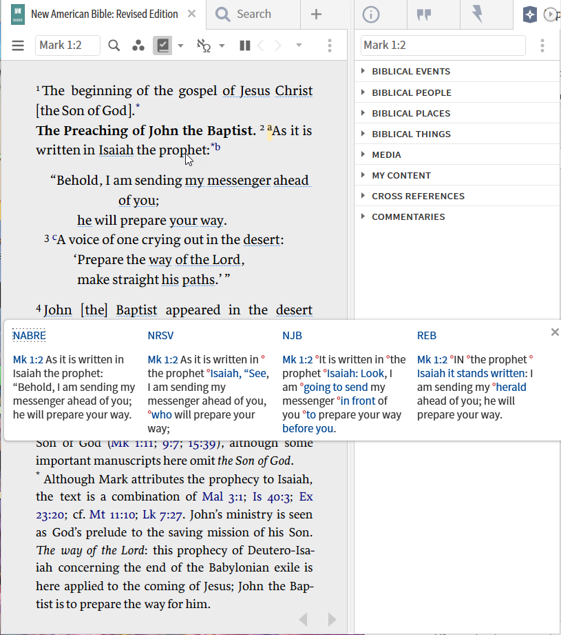Verbum 9 Tip 6f: Bible resource panel: text controlled tool part 3 ...