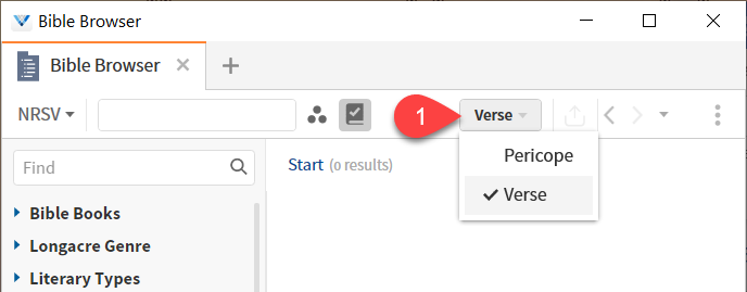 Verbum Tip 4u: Bible Browser: Aside: Pericope - Logos Community
