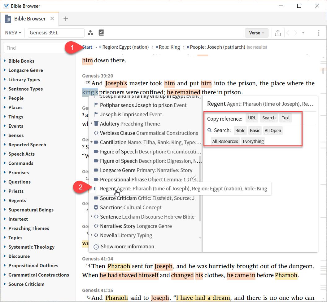 Verbum Tip 4w: Bible Browser: Regents, Prophets - Logos Community