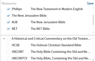 BUG: Verse Comparison Errors - Logos Community