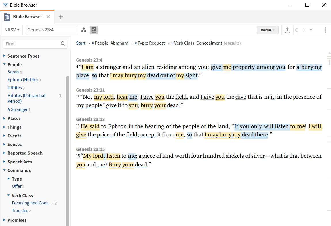 Verbum Tip 4q: Bible Browser: Commands in the Bible - Logos Community