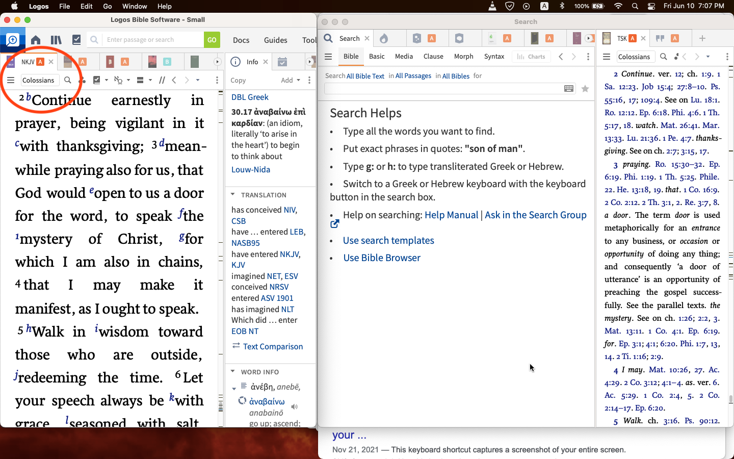 Chapter number not showing in Bible text - Logos Community