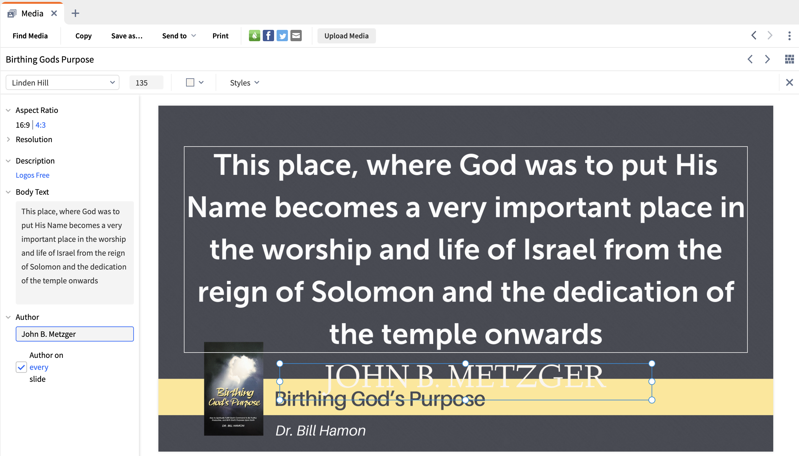 Bug: Visual Copy Author & Resource Citation Slide Template "Hamon ...