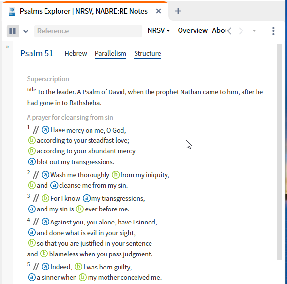 L/V 10 Tip of the Day #36 Psalm Explorer missing detail information ...