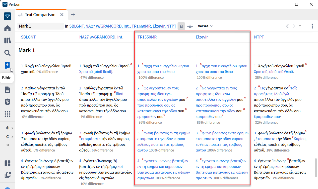 L/V 10 Tip of the Day #14 Managing the text comparison tool - Logos ...