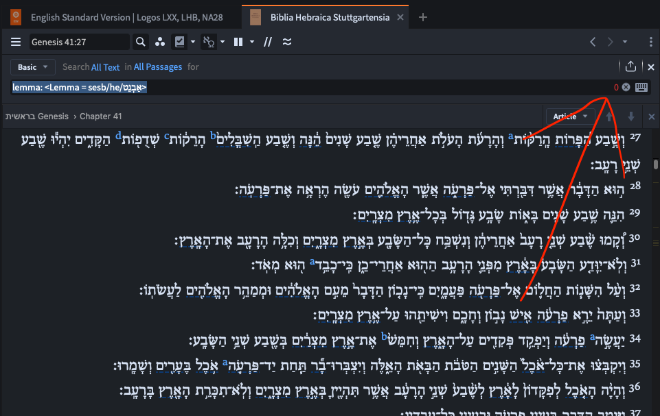 Help with Hebrew word search - Logos and Verbum Forum - Logos Community
