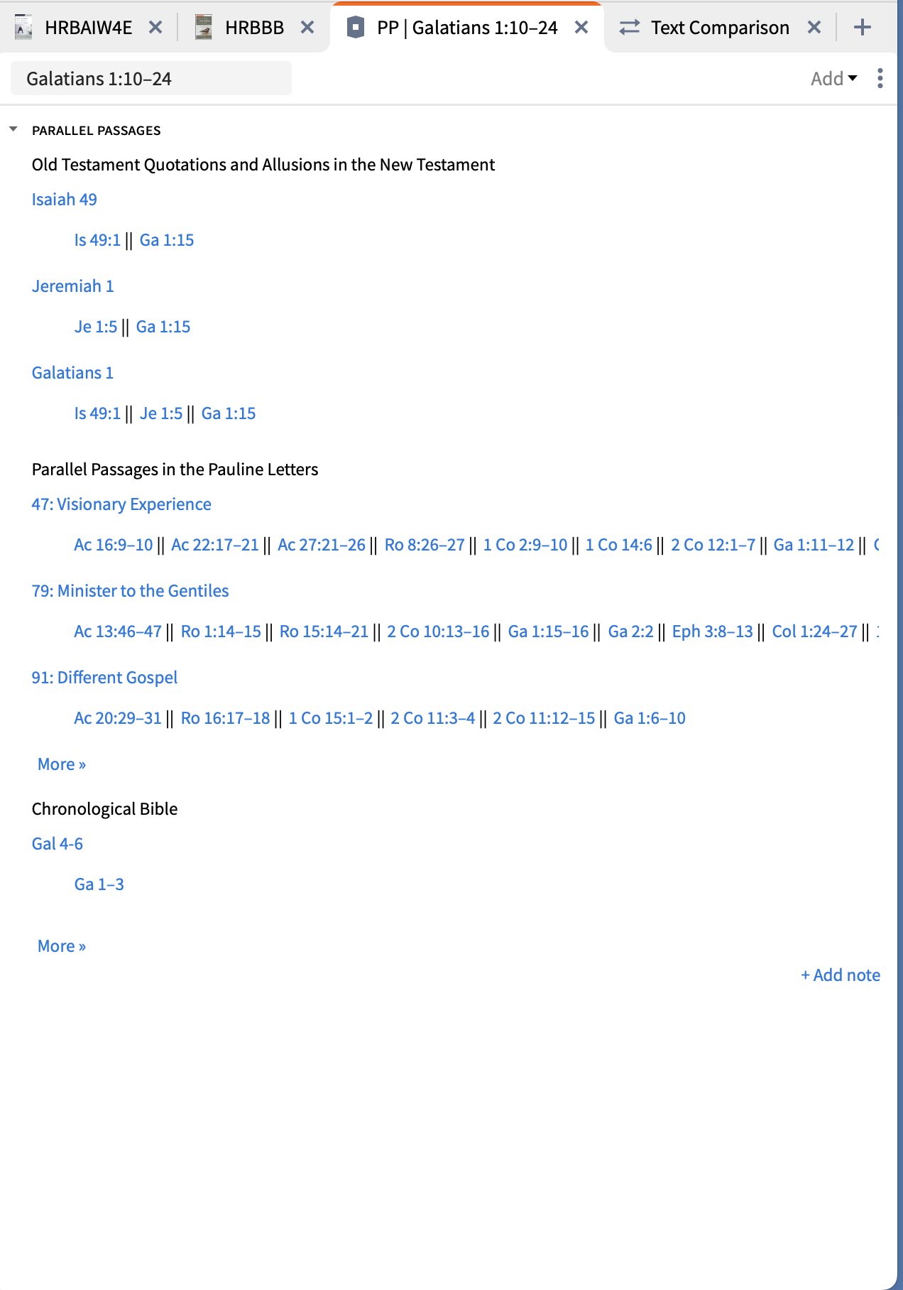 Bug: Mac Parallel Passages - Logos Community