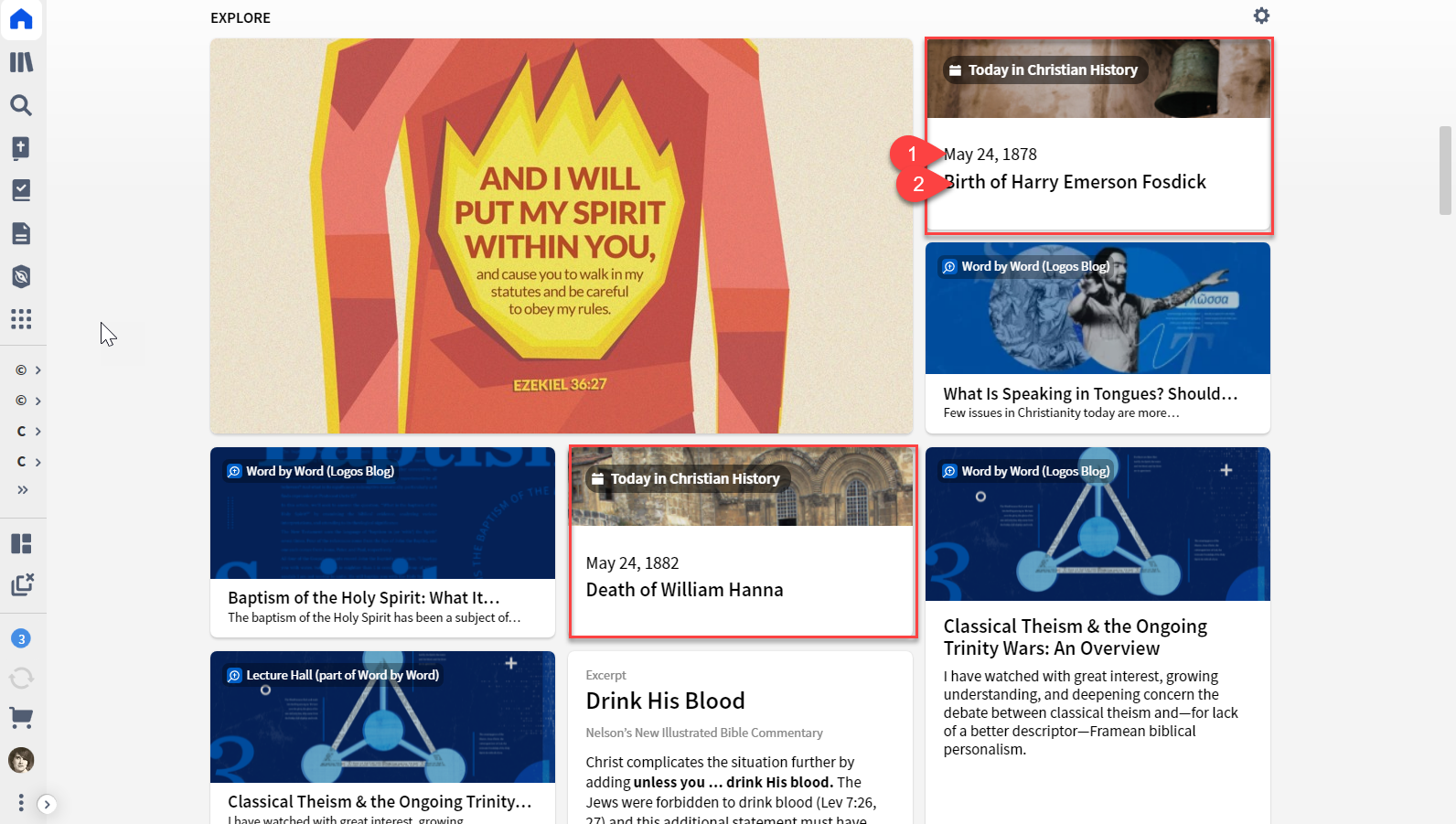 L/V 10+ Tip of the Day #199 Homepage Today in Church History - Logos ...
