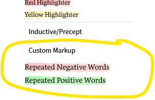 Reorder custom highlighting/markup styles? - Logos Community