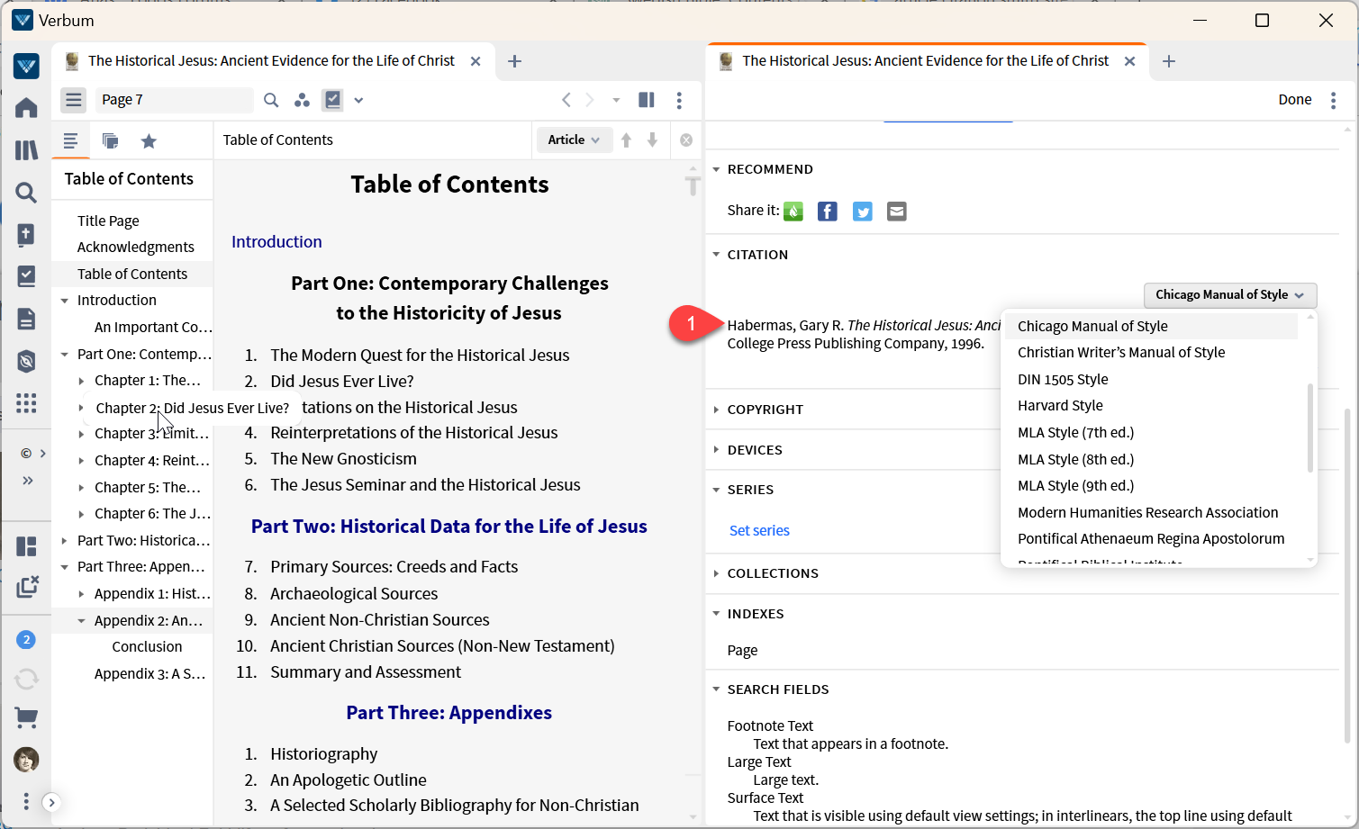 L/V 10+ Tip of the Day #210 Book and article citations — Logos Community
