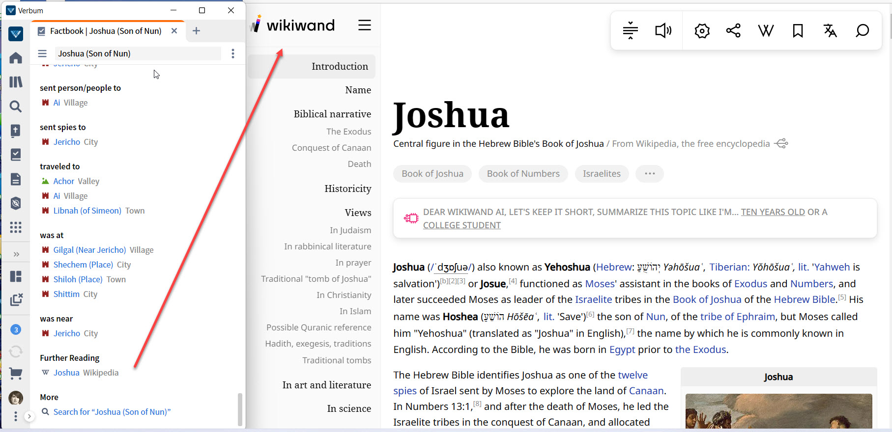 Improved layout for Wikipedia links - Logos Community