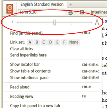 Retain font size as saved in layout, without regard to font size used ...