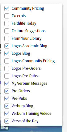 SUGGESTION: Verbum/Logos 8 Home page - Logos Community