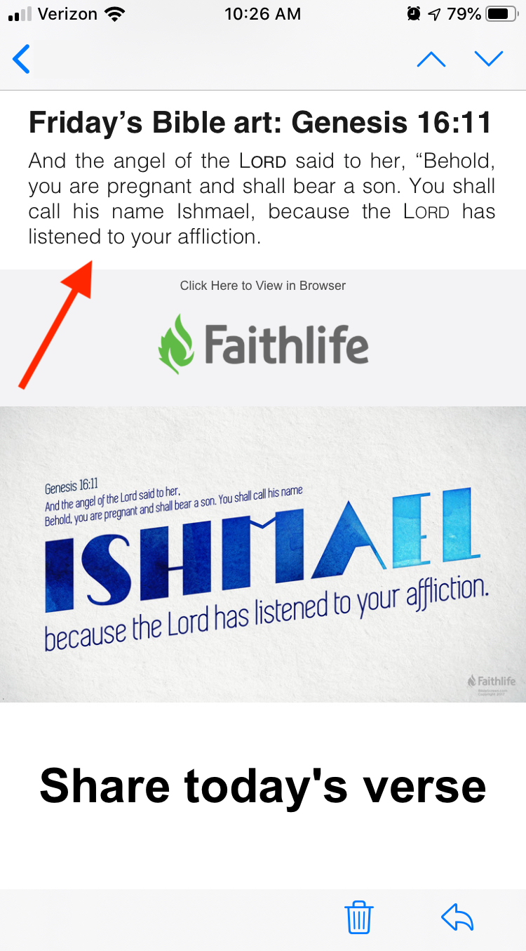 Bible Verse Added to Verse of the Day Emails - Logos Community
