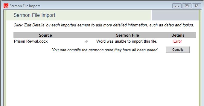 Can't add to Sermon File Addin — Logos Community