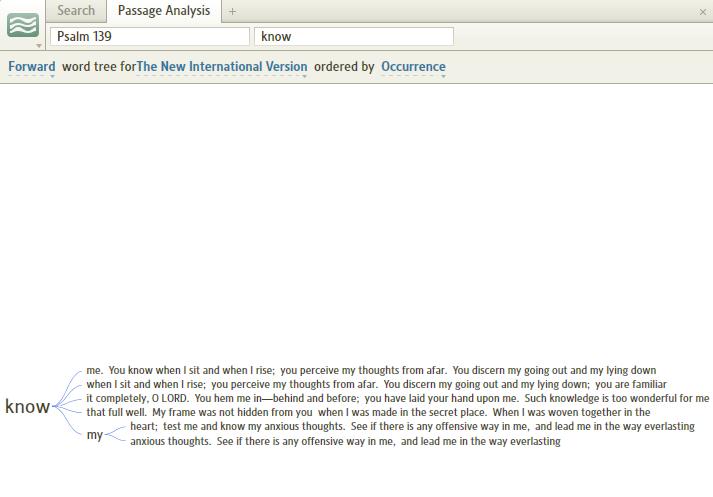 BUG? Word Tree does not show whole passage - Logos and Verbum Forum ...