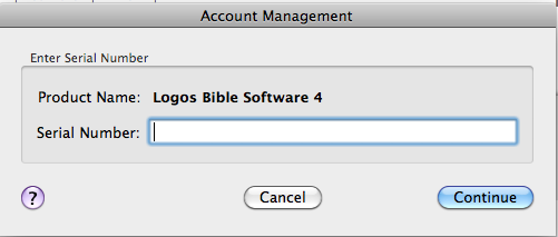 Missing Serial # on DVD Installation — Logos Community