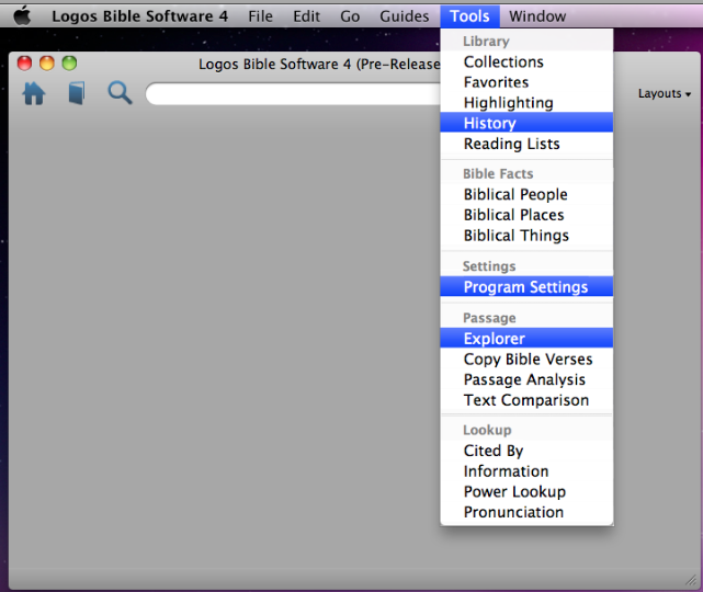Problem with Tools — Logos Community