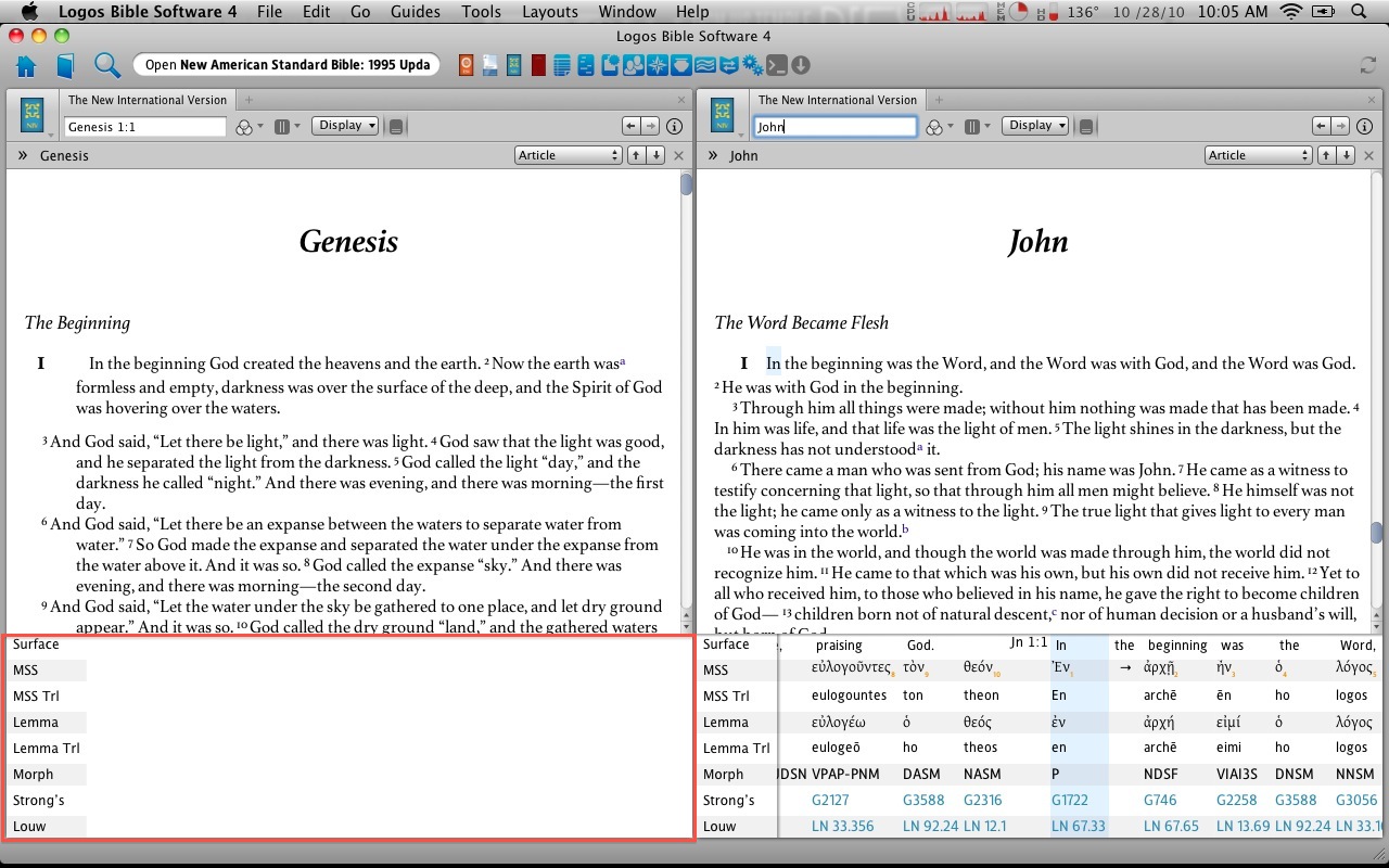 BUG: NIV O.T. Reverse-Interliner? — Logos Community