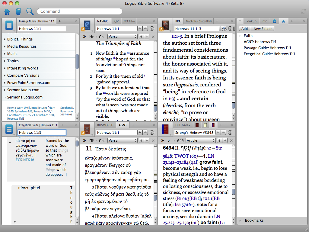 EG text display - Logos Community