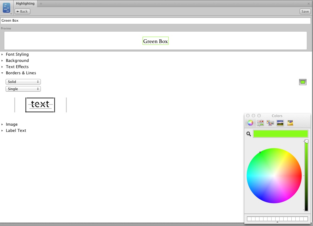 Custom Highlighting — Logos Community