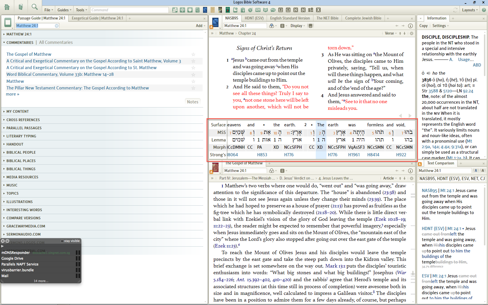 BUG(?): HomePage Passage Guide - RVI Pane wrong language? - Logos and ...