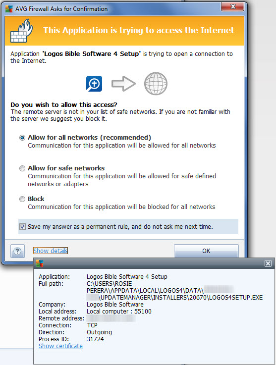 Annoyance: Logos4Setup.exe gets put in new folder each time instead of overwriting old one ...