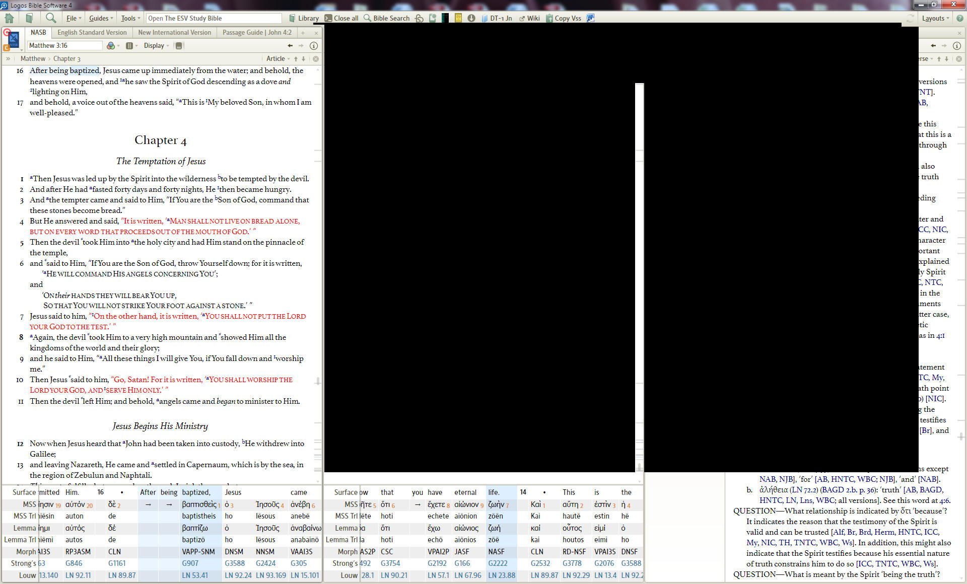 GUI problem: Displaying black on some tabs - Logos Community
