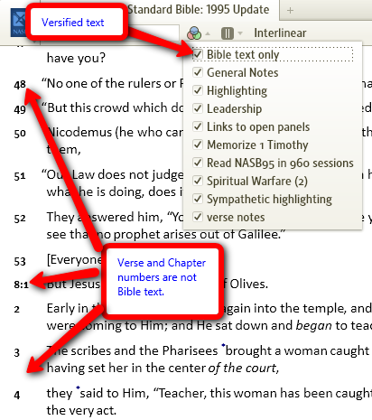 Bible text only visual filter is (still) wrongly named - Logos Community