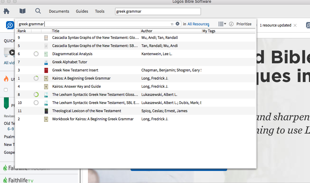 Bought Greek Grammar beyond the Basics but couldnt access it? - Logos ...