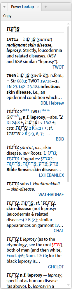 BUG: Hebrew word not connected correctly to dictionaries - Logos and ...