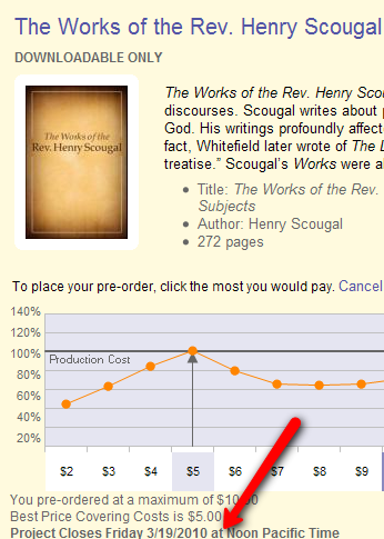 Community Pricing: Henry Scougal closes Friday at Noon Pacific — Logos ...