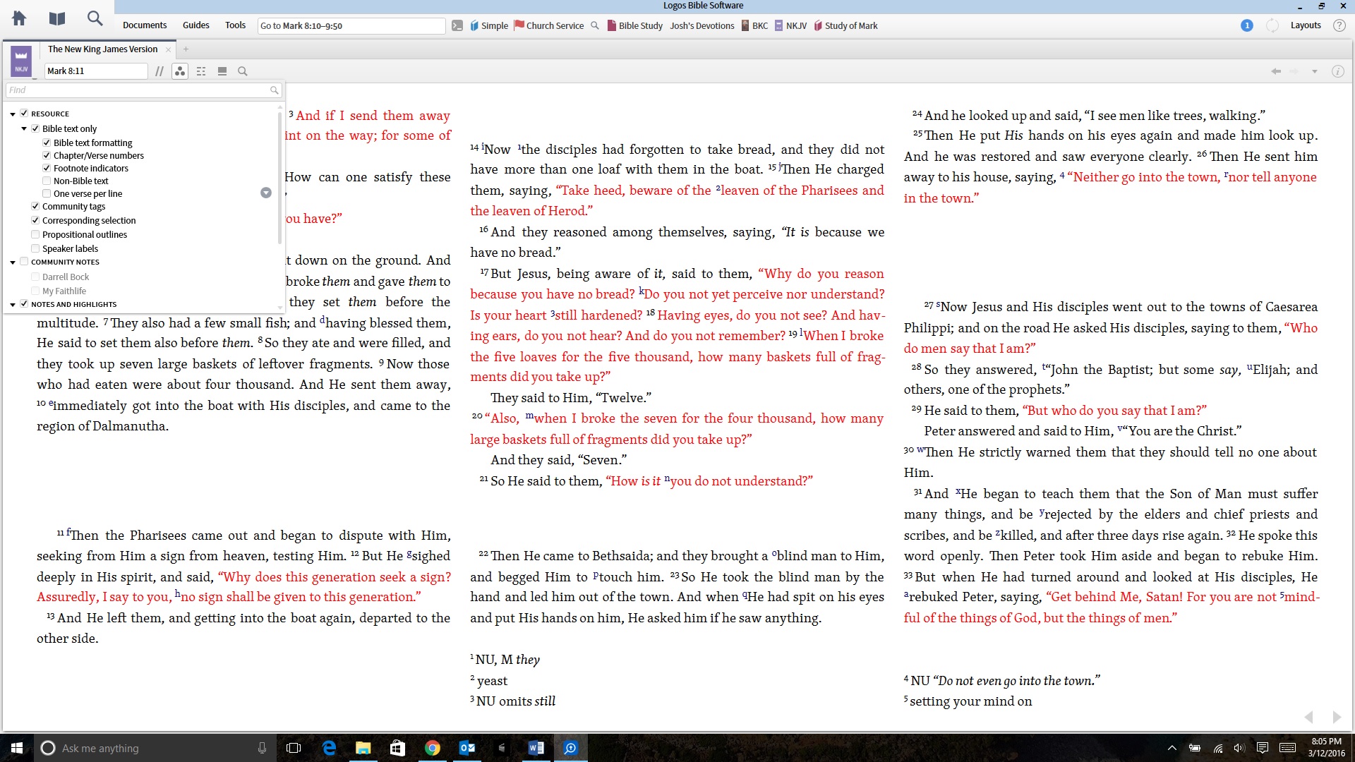 Non Bible Text (under visual filters) does something weird - Logos ...