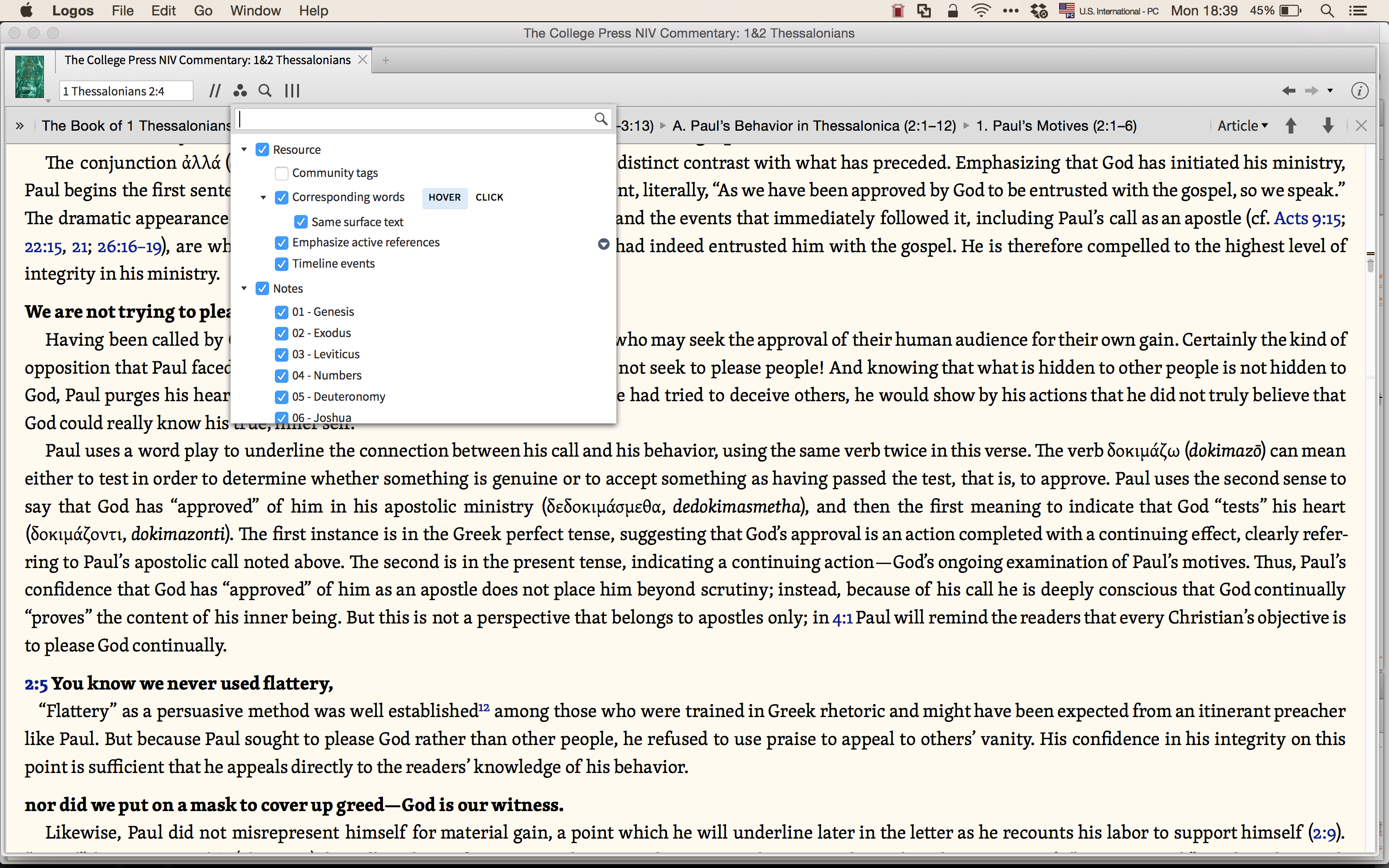 BUG - College Press NIV missing page numbers — Logos Community
