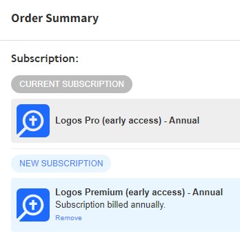 New subscription? — Logos Community
