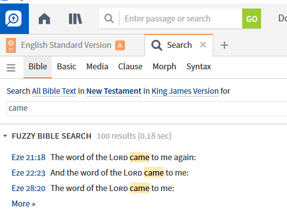 Search error — Logos Community